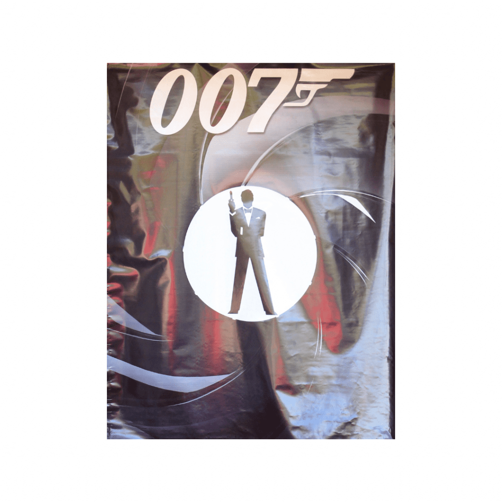 007 & James Bond Silhouette Banner - Tables And More