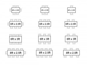 Sizing and Layout Guides - Tables And More